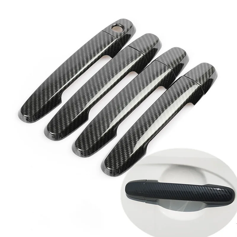 For-Toyota-Probox-2002-2016-Chrome-Carbon-Fiber-Car-Door-Handle-Cover ...