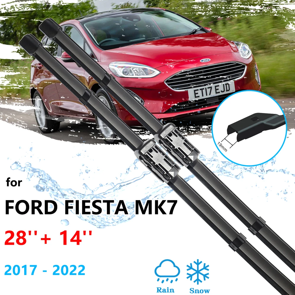 For Ford Fiesta Mk7 2017 2018 2019 2020 2021 2022 Frameless Wiper ...