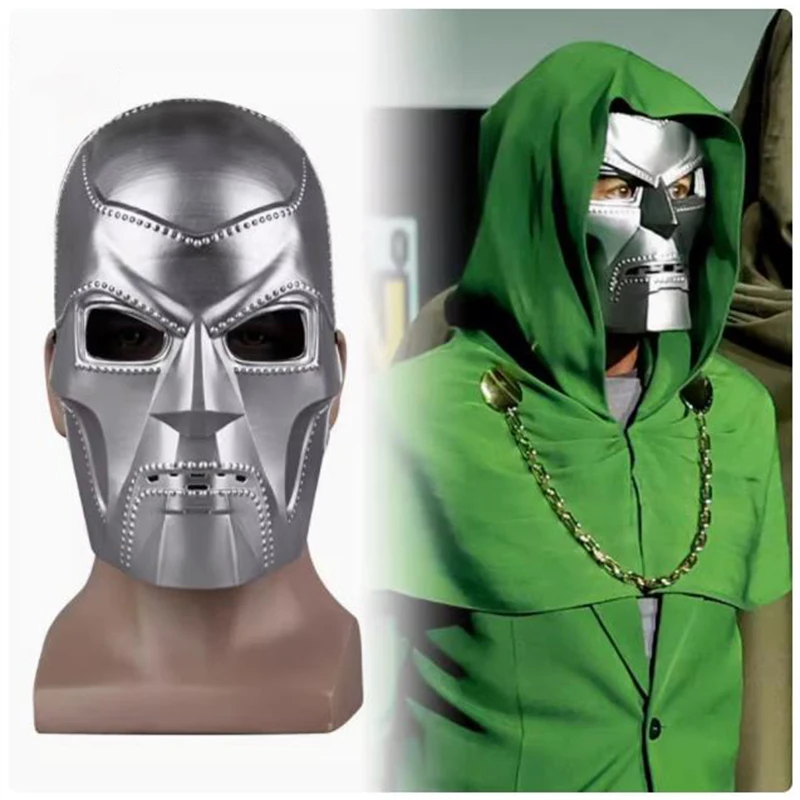 Doctor Doom Cosplay Mask Anime Role Play Props Halloween Party Headgear ...