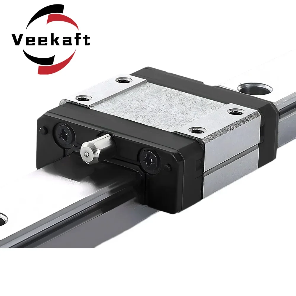1PC 440C Stainless Steel Linear Guide and 1PC Full Metal Slider High ...