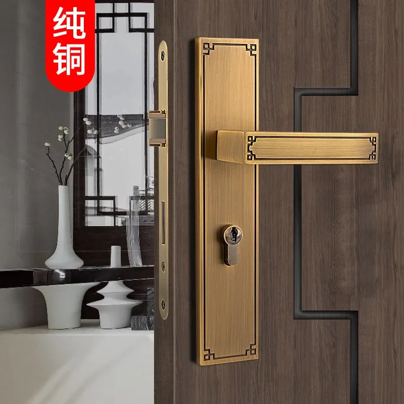 Wholesale-of-all-copper-high-end-new-Chinese-style-indoor-door-locks ...