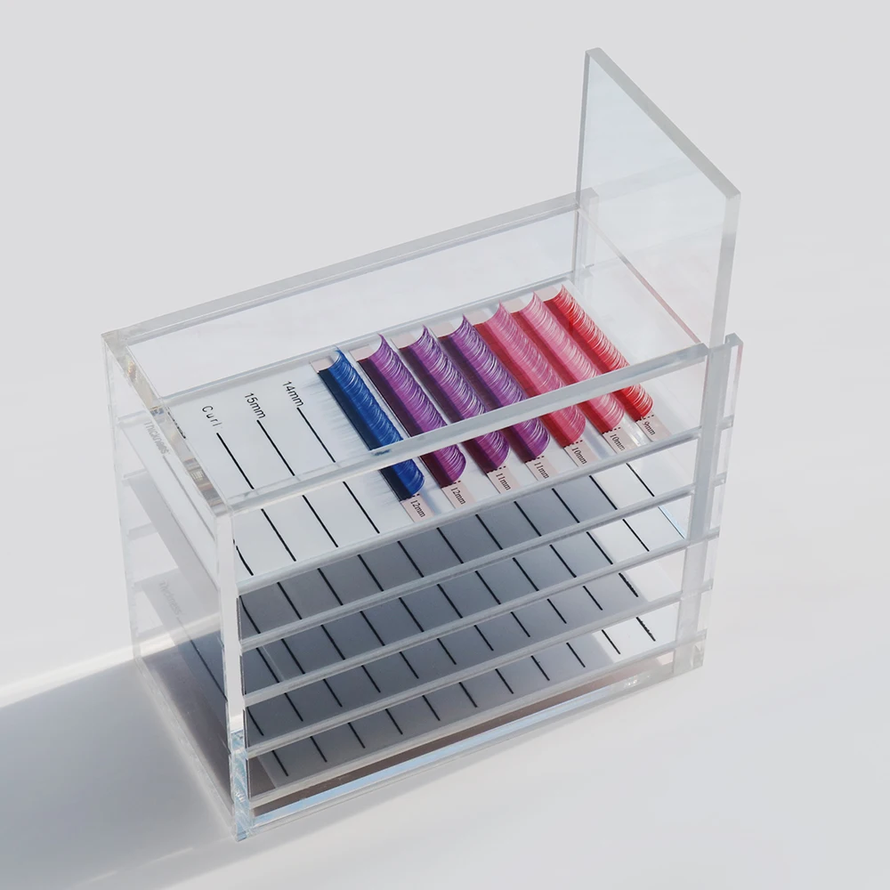 1-Pcs-Five-story-Display-Stand-False-Eyelashes-Acrylic-Material-Storage ...