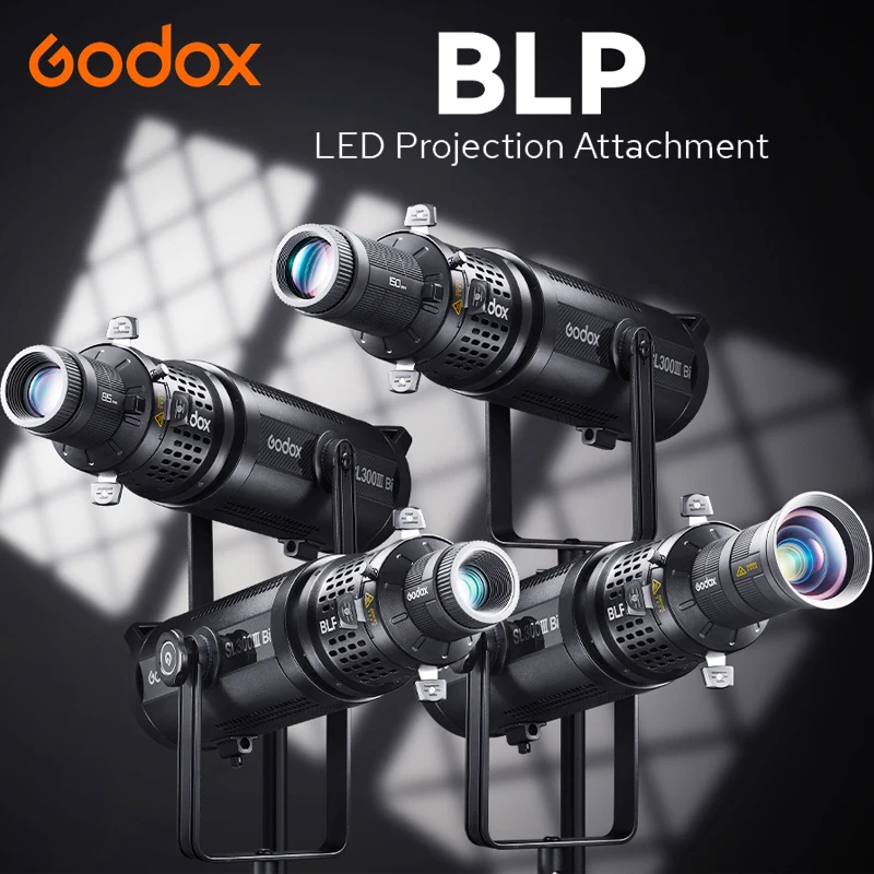 Godox-BLP-LED-Projection-Attachment-Photography-Light-Condenser-Bowens-Mount-Art-Special-Effects ...