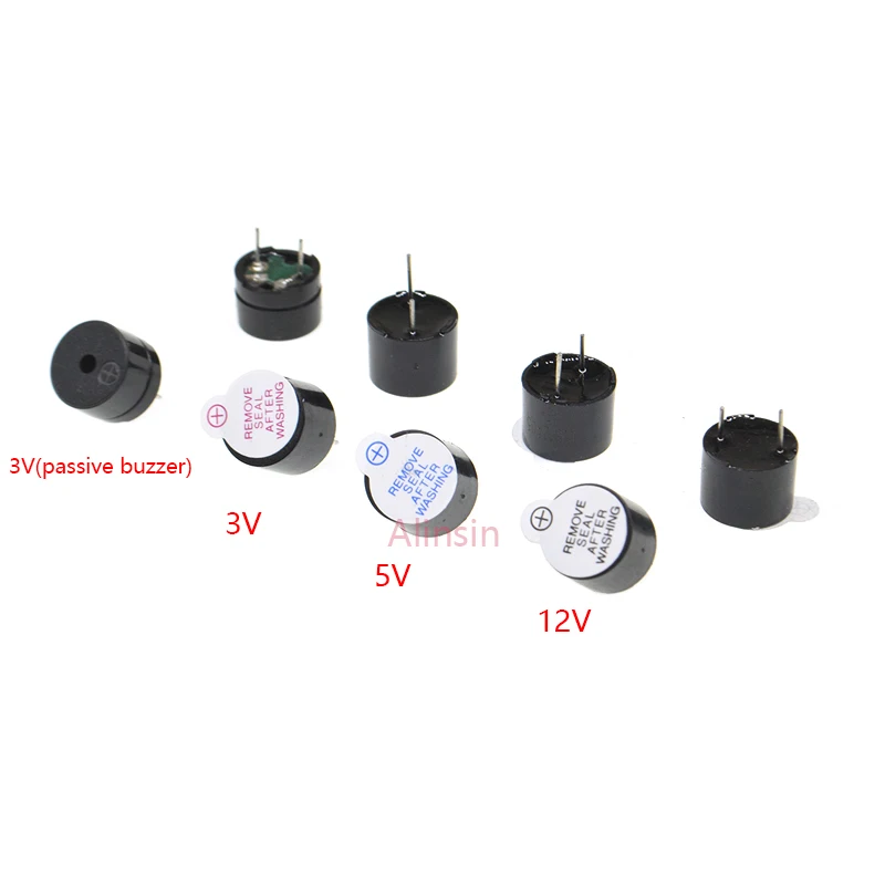 10pcs 3v/5v/12v Passive buzzer/active Buzzer Magnetic Long Continous ...