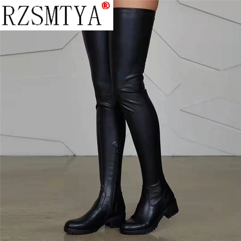 Red Boots Knee High | Sexy Knee High Thigh Boots Red | Fashion Beauty ...