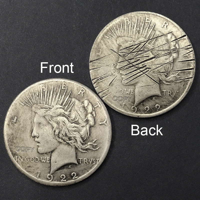 1922-American-Goddess-Double-sided-Head-Scratch-Replica-Commemorative ...