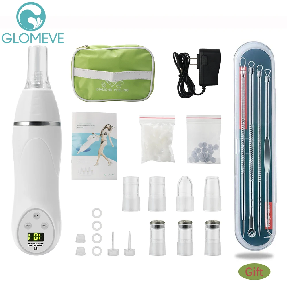 6 Tip Facial Skin Care Beauty Device Skin Diamond Dermabrasion Removal ...