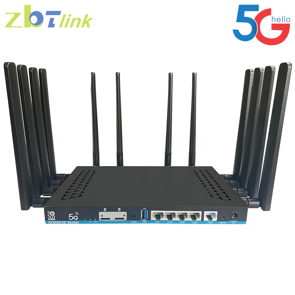 Zbtlink-5G-Router-Dual-SIM-Card-2-SIM-3000Mbps-WIFI-Openwrt-Wifi6-DDR4 ...