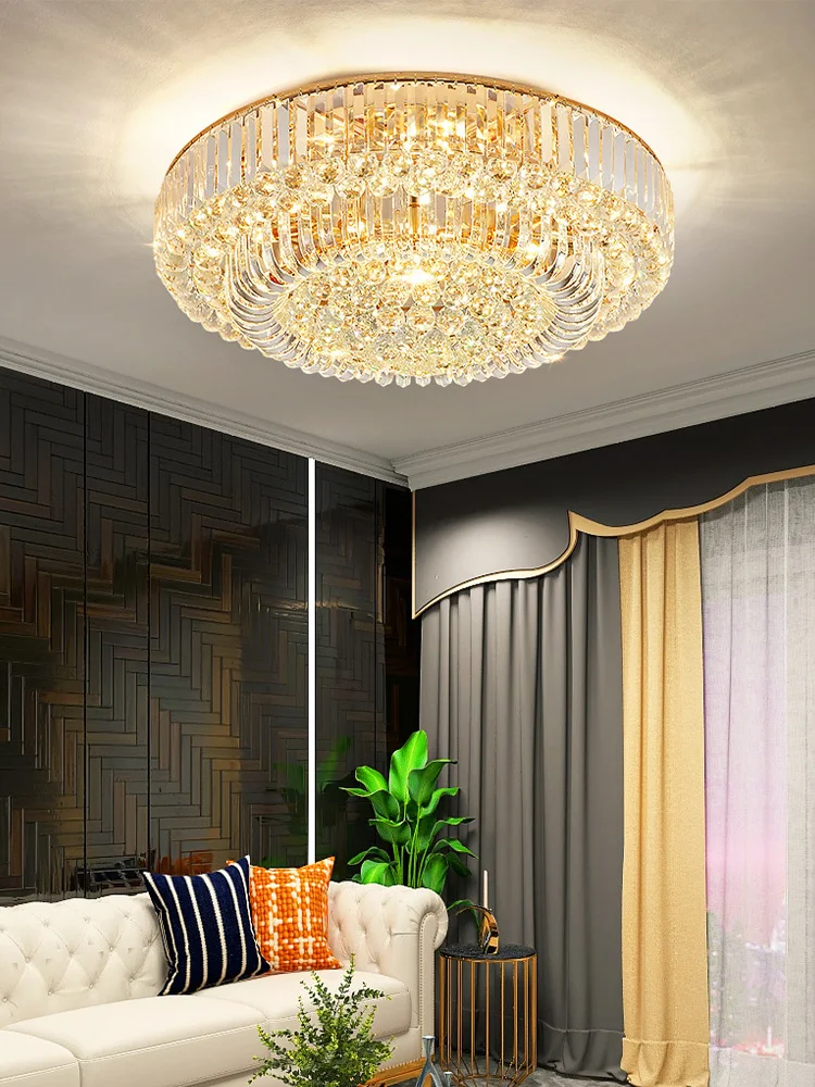 Modern-Luxury-Gold-LED-Surface-Mount-Ceiling-Lights-Big-Ceiling-Lamp ...