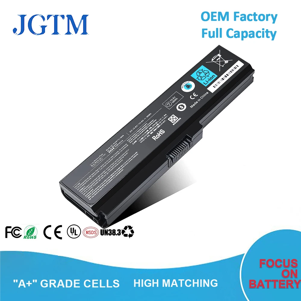 JGTM C660 Battery Laptop battery replacement for Toshiba Satellite L750 ...