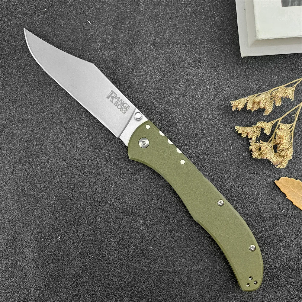 Tactical-Range-Boss-EDC-Folder-440C-Stonewashed-Clip-Point-Blade-GFN ...