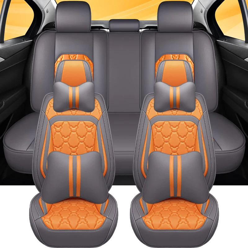 Universal-Leather-Car-Seat-Cover-for-citroen-c3-kia-rio-4-skoda-octavia ...
