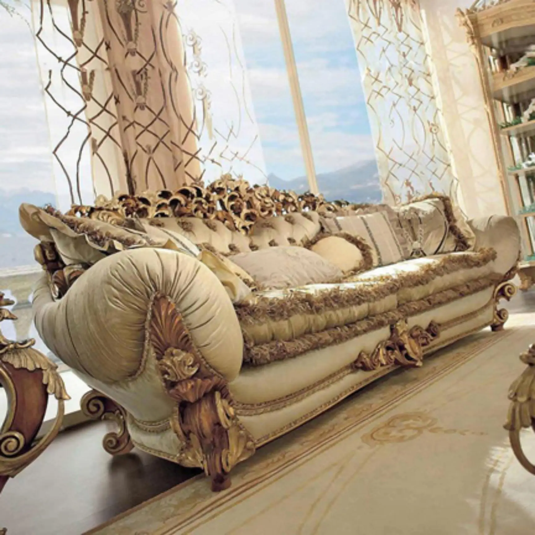 French Neoclassical European style Mansion, Ltalian Imported Furniture ...