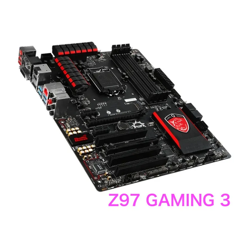 MSI Z97 GAMING 3 Desktop Motherboard M.2 VGA DVI HDMI LGA 1150 DDR3 ATX ...