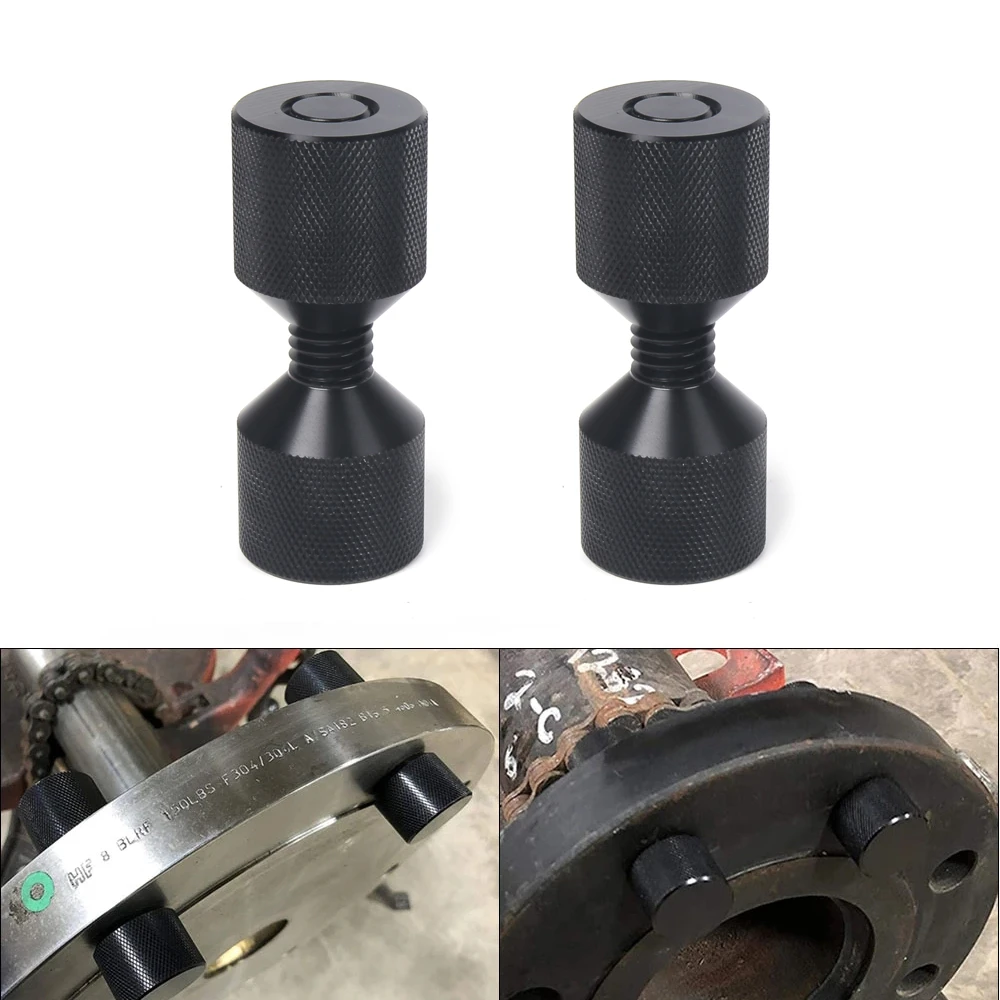 1-1/8" Two Hole Pins Set Handy 6061 Aluminum Construction 2 Hole Flange ...