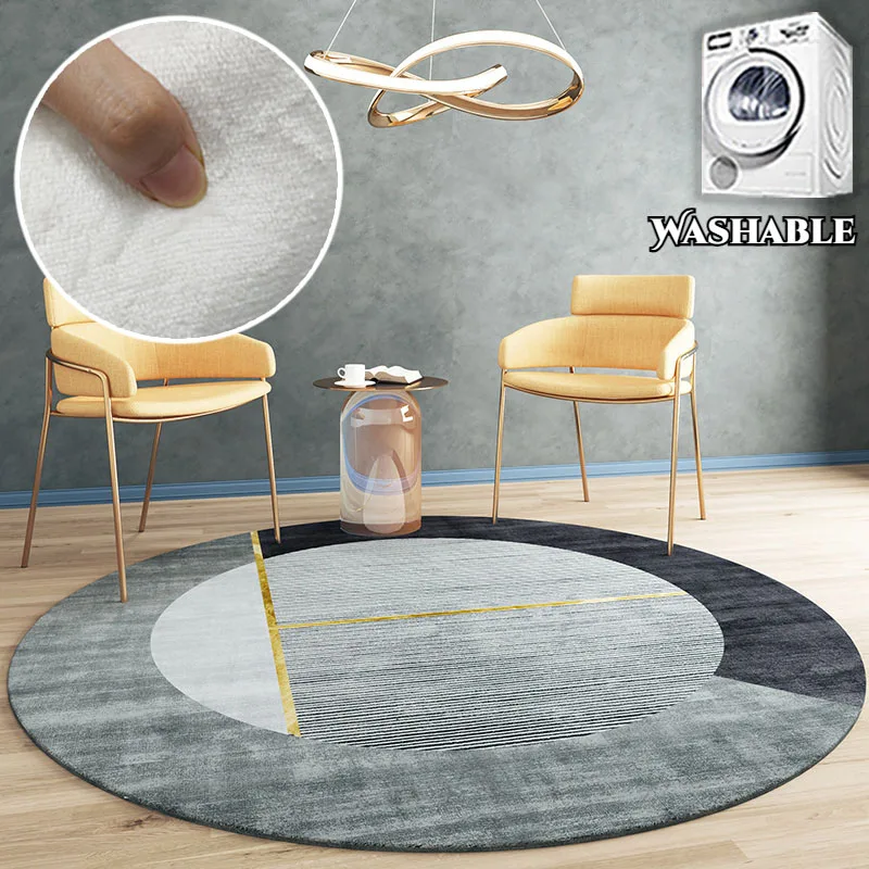 Nordic-Light-Luxury-Carpet-Living-Room-Large-Area-Round-Floor-Mat ...