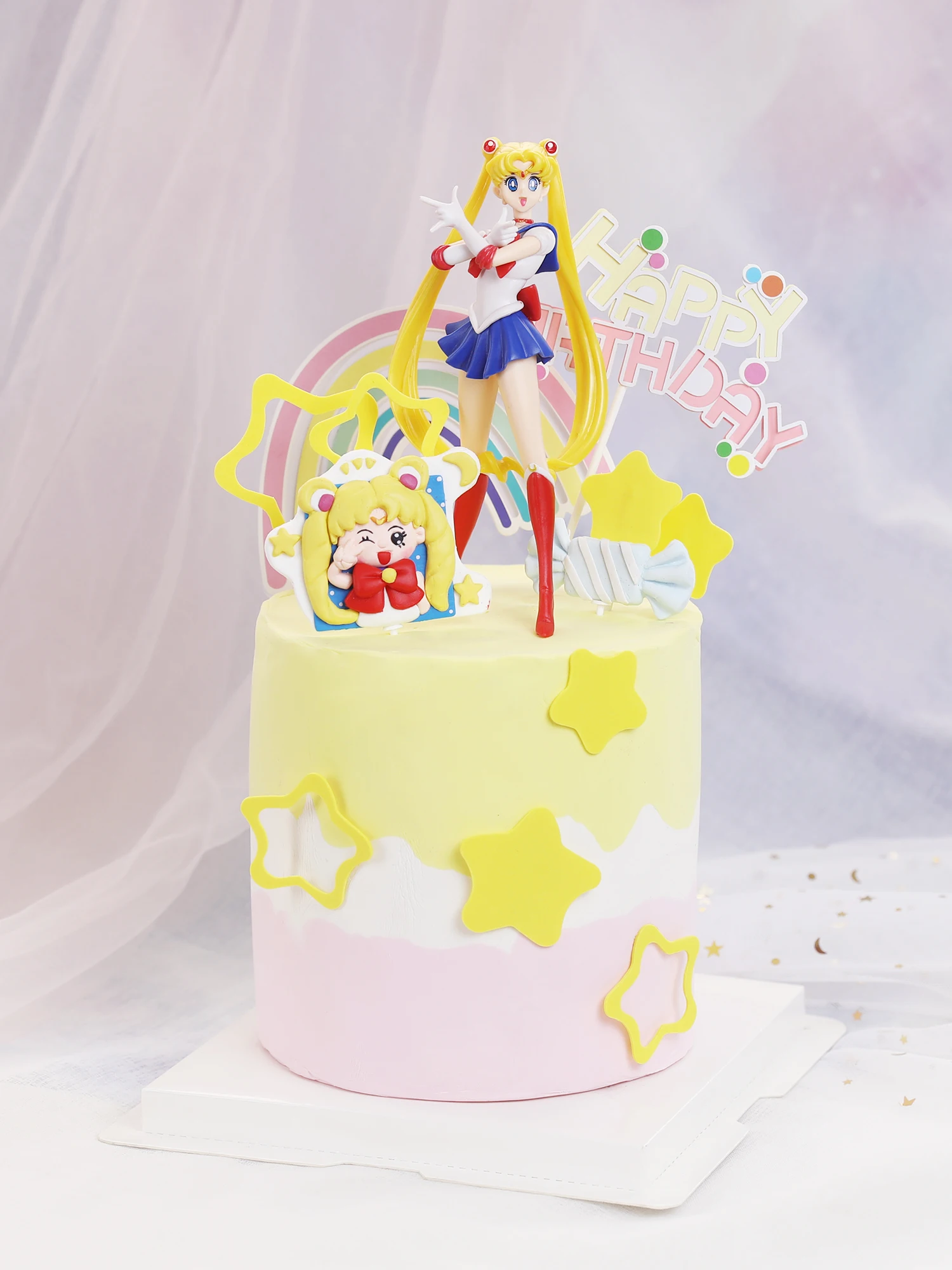 Anime Girl Birthday Cake