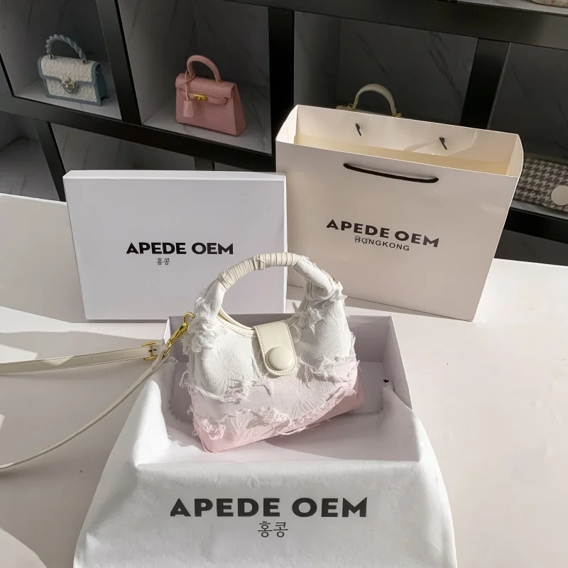 Apede-OEM-Set-Original-Denim-Tassel-Handbags-Women-2024-New-Fashion ...