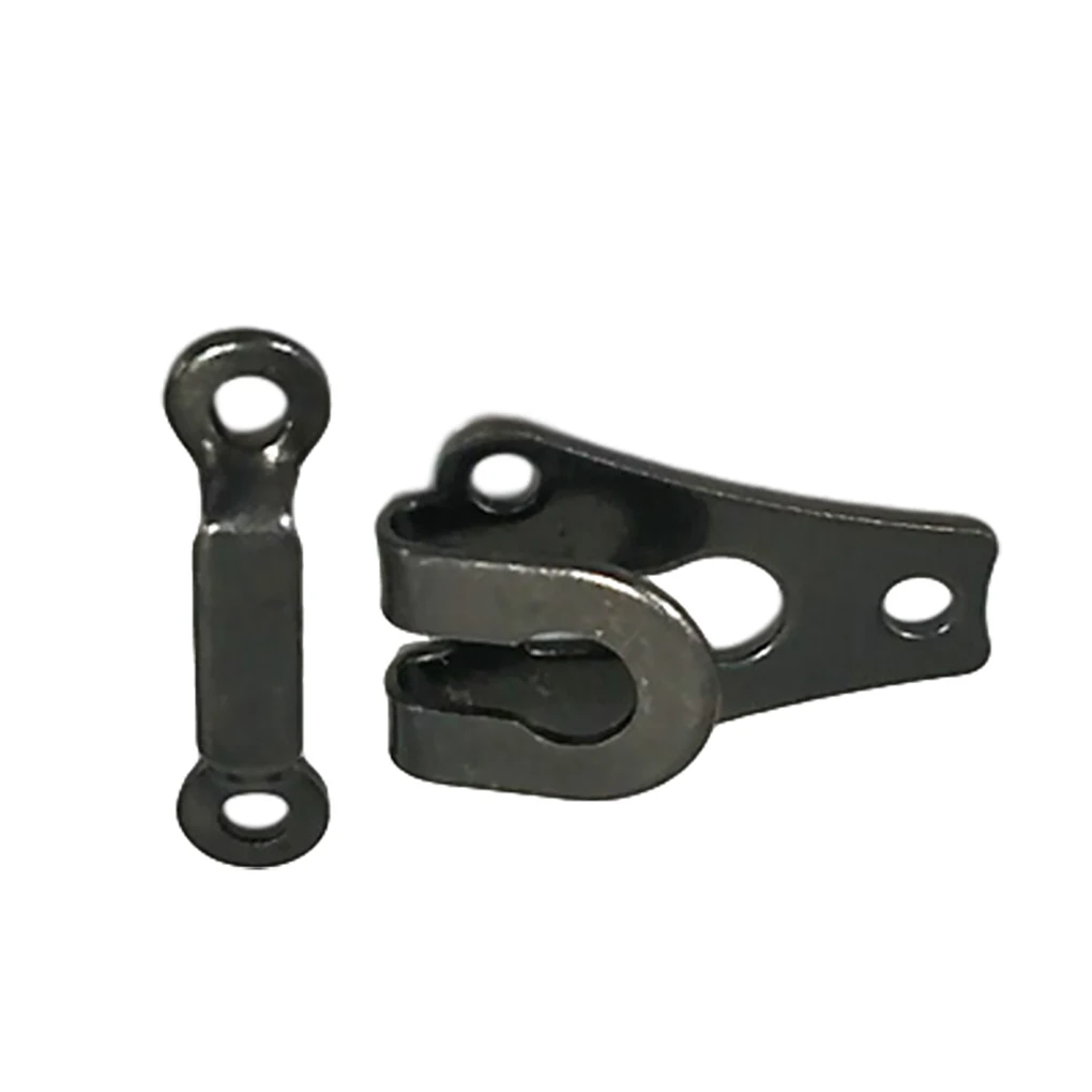 10-Pieces-Metal-Pants-Hooks-Reusable-Detachable-Electroplating-Eye ...