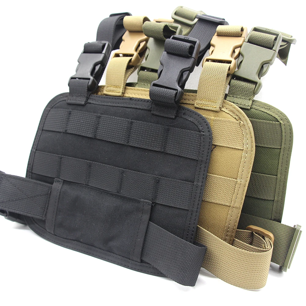 Nylon Tactical Drop Leg Platform Molle Thigh Rig Panel Outdoor Hunting ...