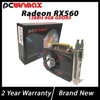 PCWINMAX Brand New RX 560 Graphics Card 4GB DDR5 128BIT ITX Computer PC ...