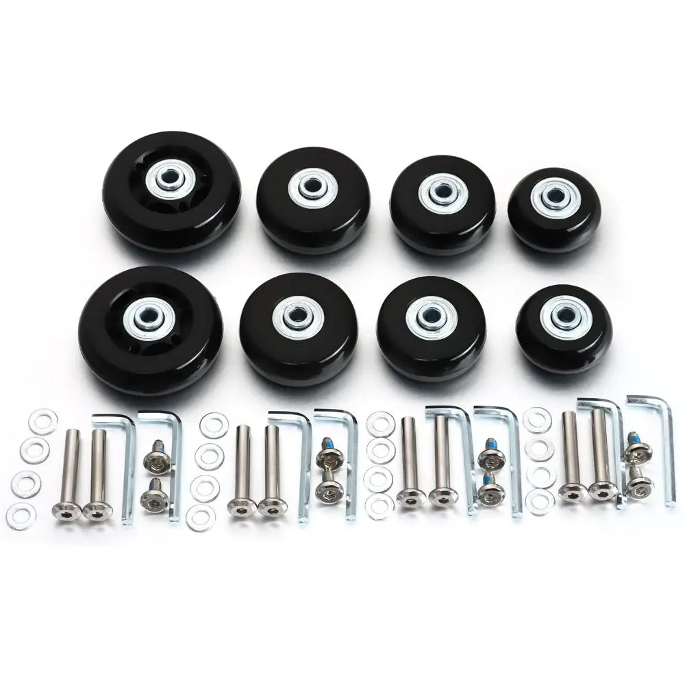 2/4x Suitcase Parts Axles Replacement Travel Luggage Suitcase Wheels ...