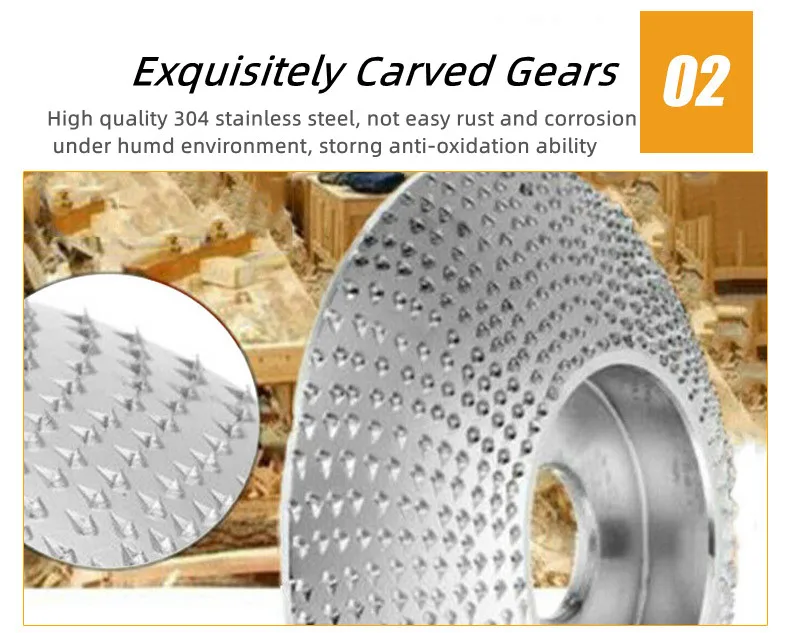 Wood grinding disc with rapid cutting and grinding ability, these ...