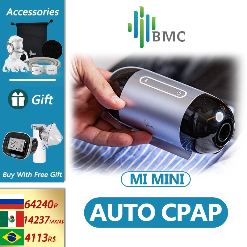 BMC M1 Mini Auto CPAP APAP Car Travel With Anhydrous Humidifying Mask ...