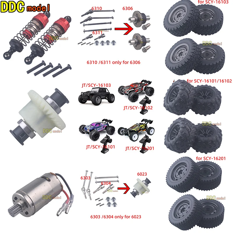 SCY-16103-16102-01-16201-JT16103-1-16-remote-control-RC-Car-Spare-Parts ...