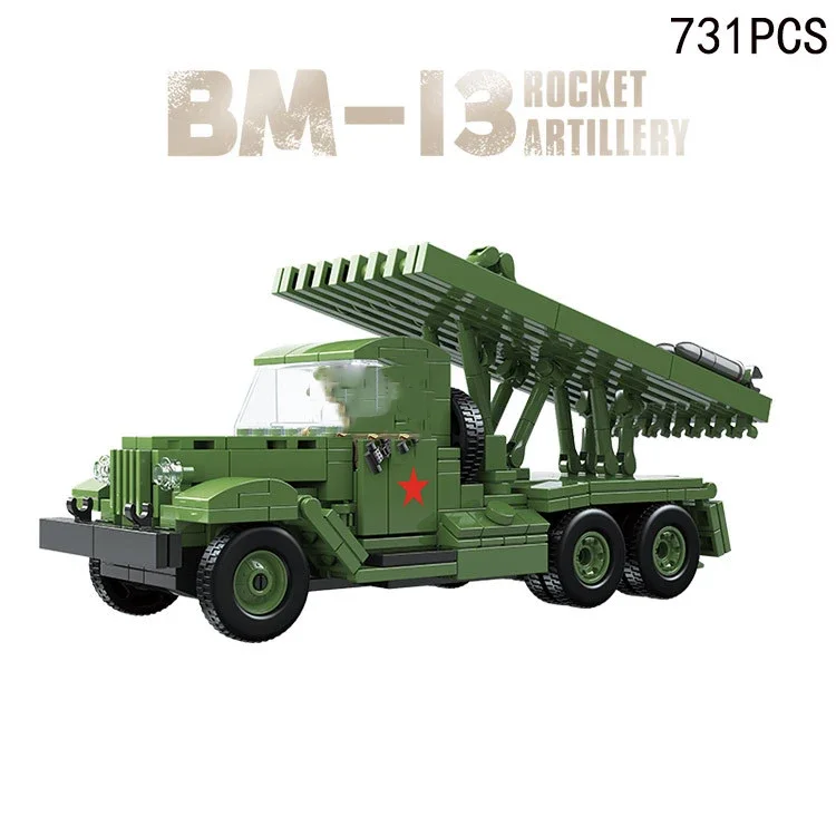 Assemble-Toy-Military-Vehicel-World-War-Soviet-Union-Katyusha-BM-13 ...
