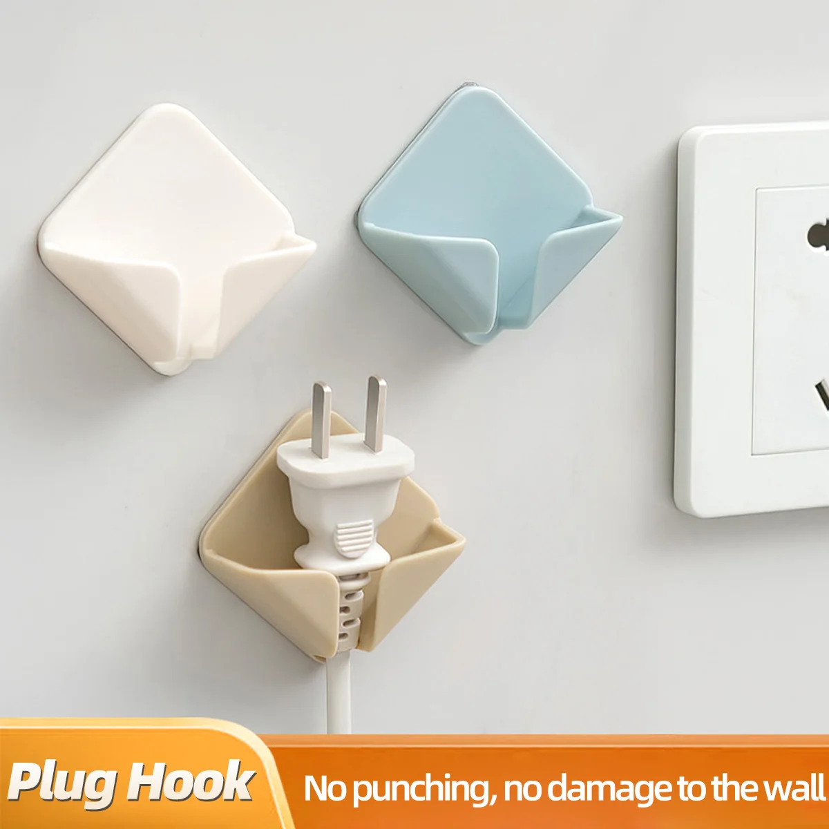 ANKNDO-Power-Plug-Holder-Kitchen-Wall-Socket-Hanger-Self-Adhesive ...