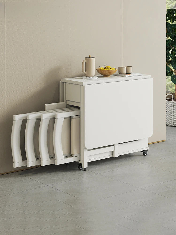 Folding-dining-table-space-saving-table-minimalist-modern-6-person ...