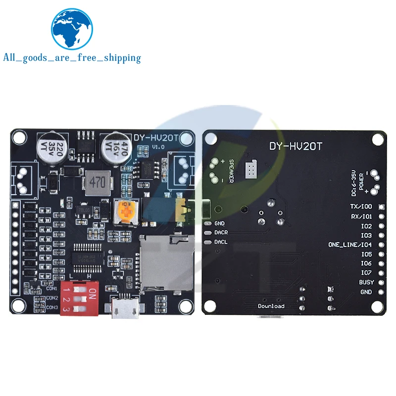 DY-HV20T-12V-24V-power-supply10W-20W-Voice-playback-module-supporting ...