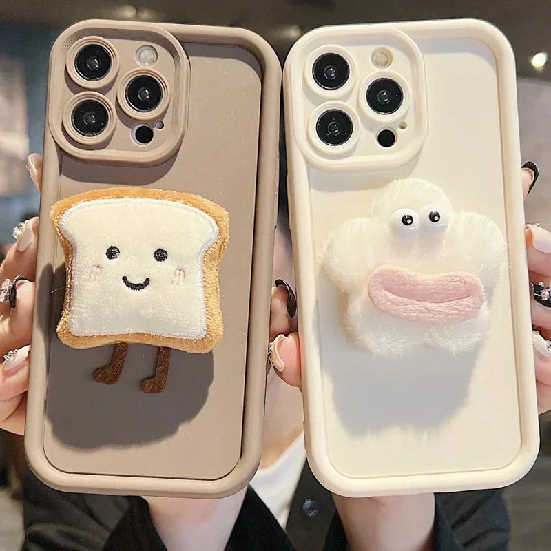 3D-Plush-Toast-Bread-Phone-Case-for-Samsung-Galaxy-A14-A34-A54-A12-A32 ...