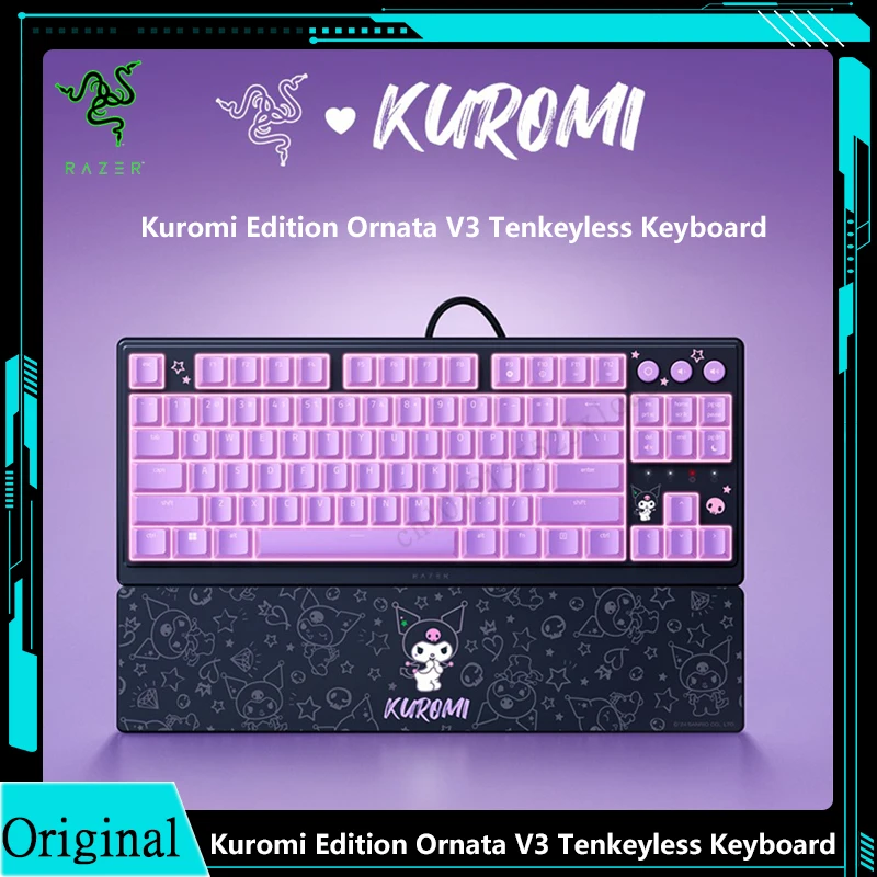 Razer-Sanrio-Kuromi-Edition-Ornata-V3-Tenkeyless-Low-Profile-RGB-Gaming ...