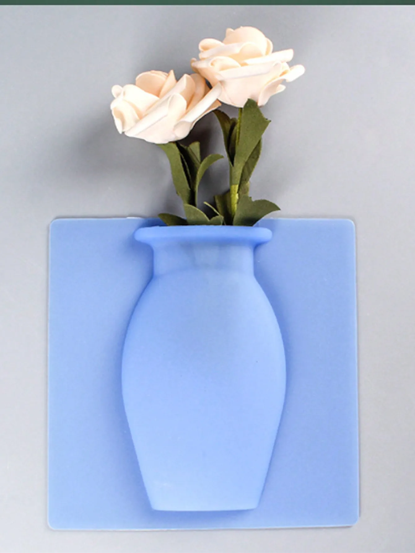 1-Pcs-Silicone-Vase-Magic-Vase-Sticker-No-Punching-Wall-Hanging-Vase ...