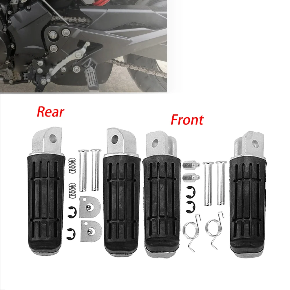 Motorcycle-Front-Rear-Footrests-Foot-Pegs-for-Yamaha-XJ6-FZ6-MT09-MT07 ...