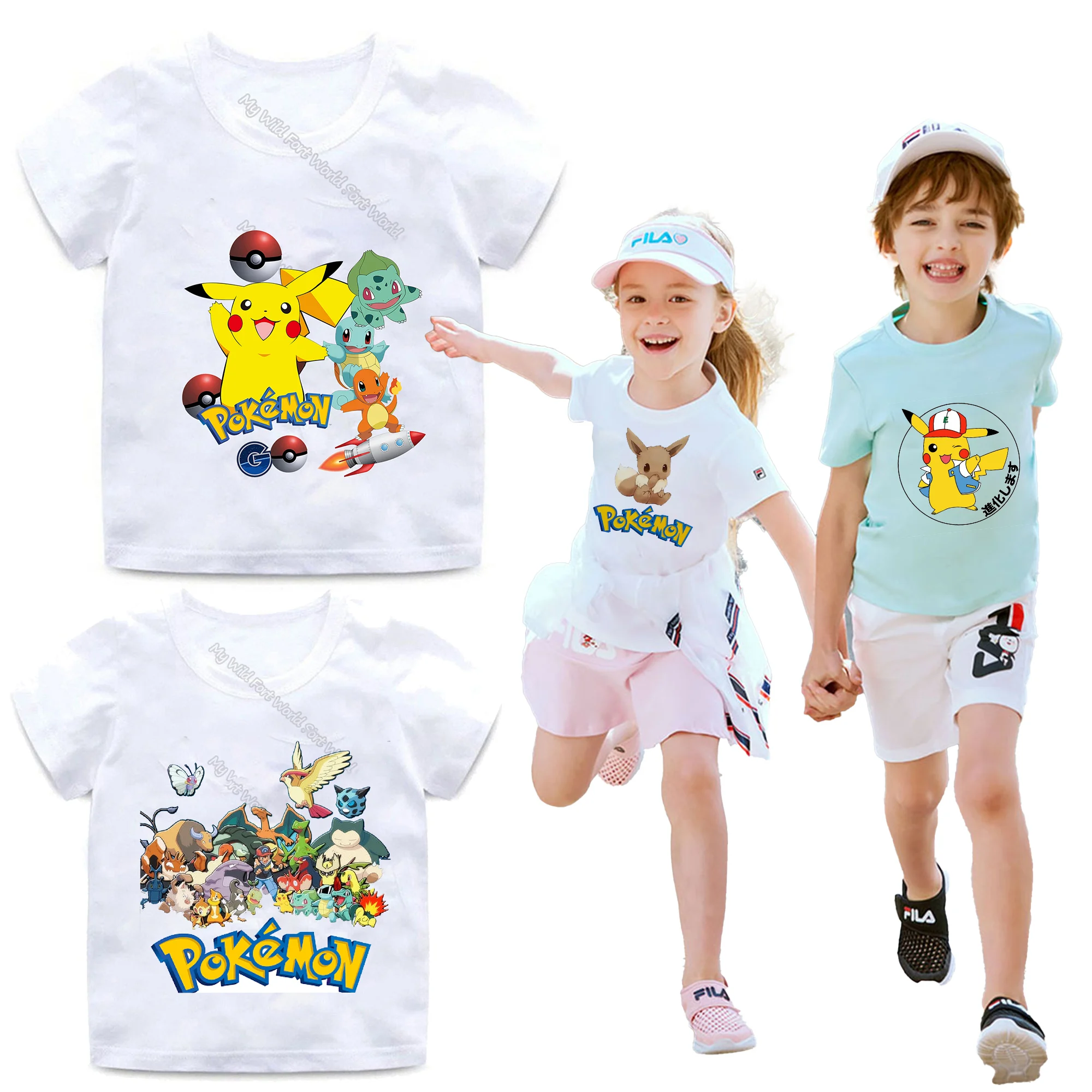 Pokemon Pikachu Children Shirt | Pokemon Pikachu Shirts Girls | Pokemon ...