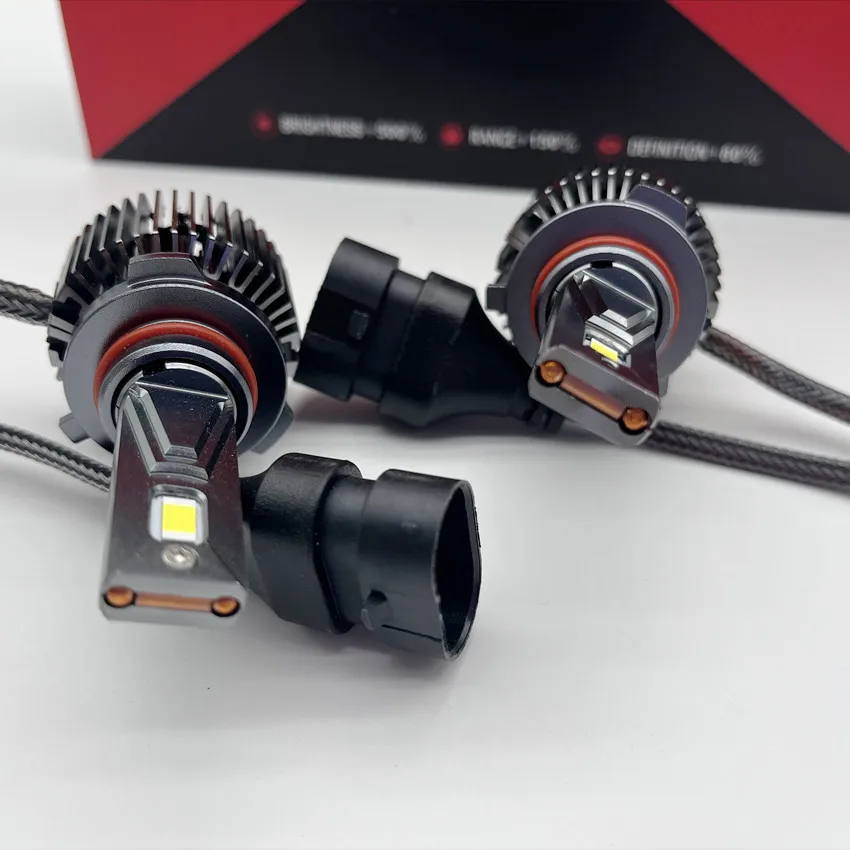 2pcs 65W 13000LM H7 H4 Real 65W 9005 9007 H11 h13 LED Headlights Bulb ...