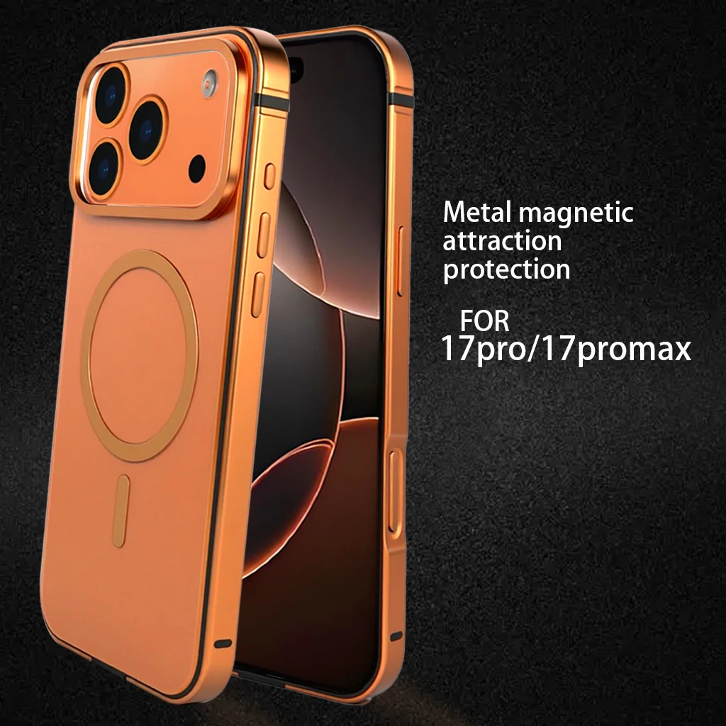 For iPhone 17 Promax Original Color Phone Case Magsafe Magnetic ...