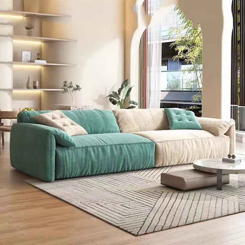 Sof-italiano-de-lujo-de-tela-sof-perezoso-Simple-humano-moderno-Sill-n ...