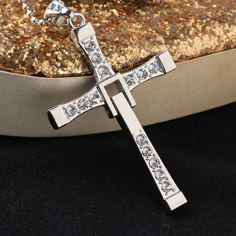 fast and furious necklace Dominic Toretto Jewelry Classic Rhinestone ...