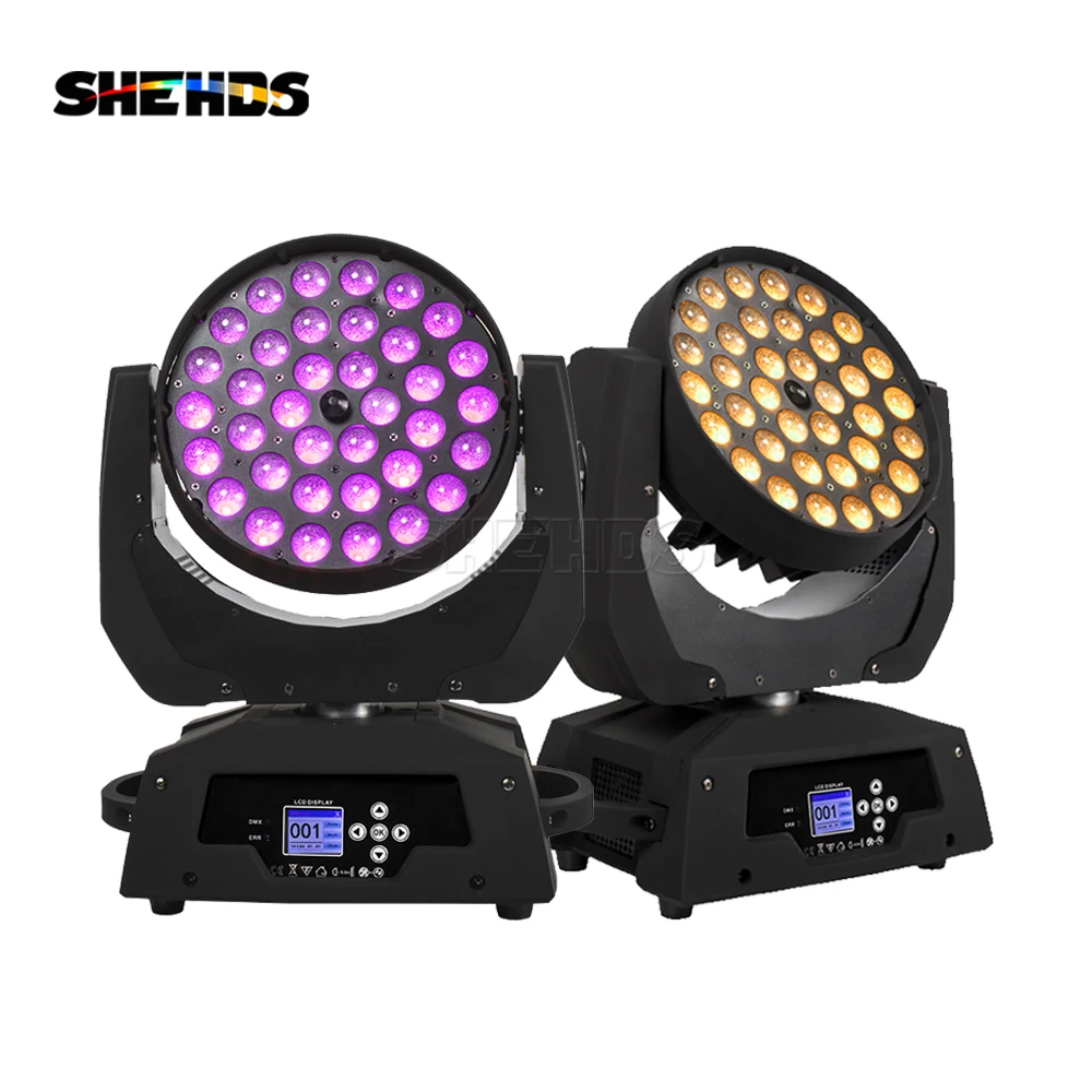 SHEHDS-2PCS-36x18W-LED-Moving-Head-Key-Button-Version-RGBWA-UV-6in1 ...