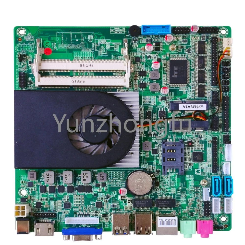 19V-MSATA-256GB-SSD-DDR3-16GB-RAM-6COM-SIM-Card-speaker-line-out-Mic-in ...