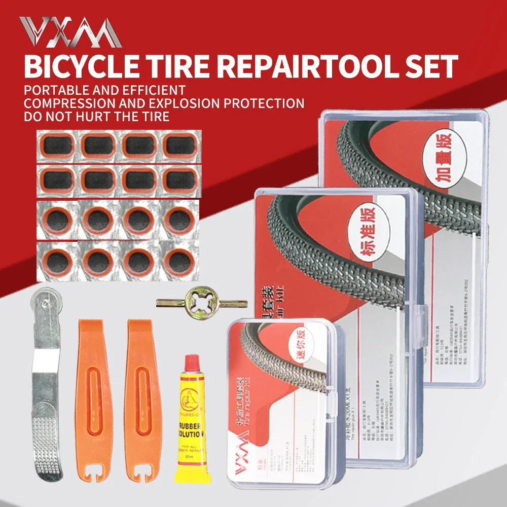 VXM-Bike-Bicycle-Cycling-Tire-Repair-Kit-Tool-Set-Inner-Tube-Patching ...