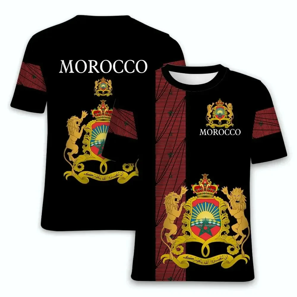 Morocco-T-Shirts-3D-Printed-Moroccan-Flag-Emblem-Men-s-Streetwear ...