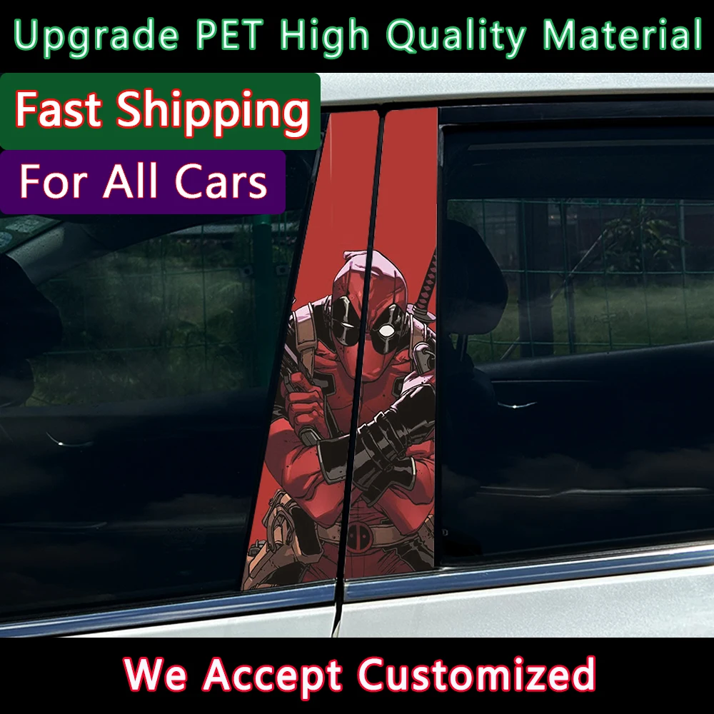 Anime-Fashion-Style-Car-B-pillar-Stickers-Auto-Center-Column-Decoration ...