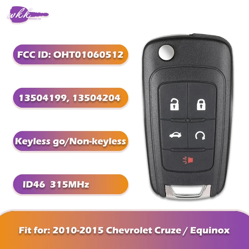 WKK-OHT01060512-ID46-314MHz-Floding-Flip-Remote-Key-4-1Buttons-13504199 ...