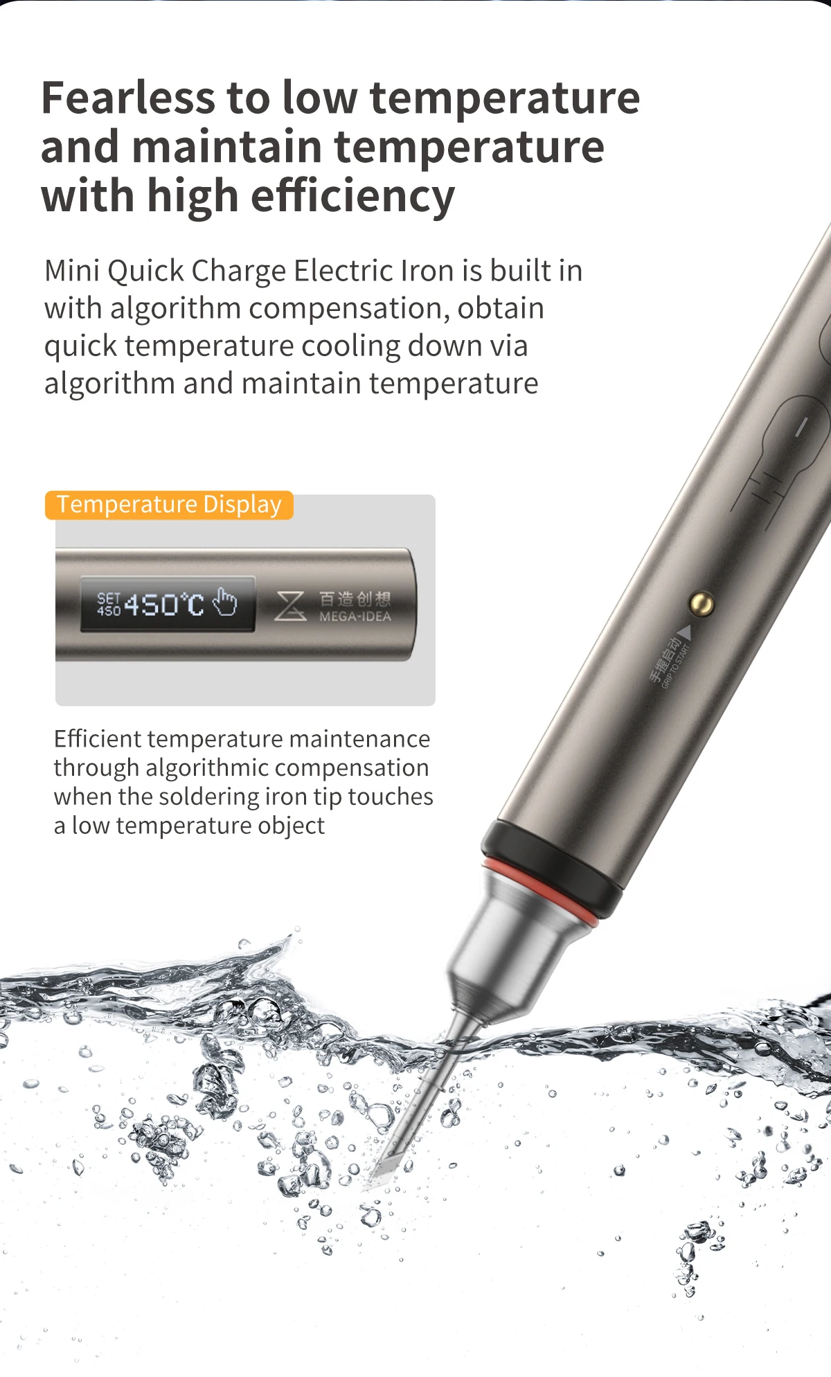 115-IJK 3en1-mega-idea Mini Nano fer à souder USB 20W, Charge rapide ...