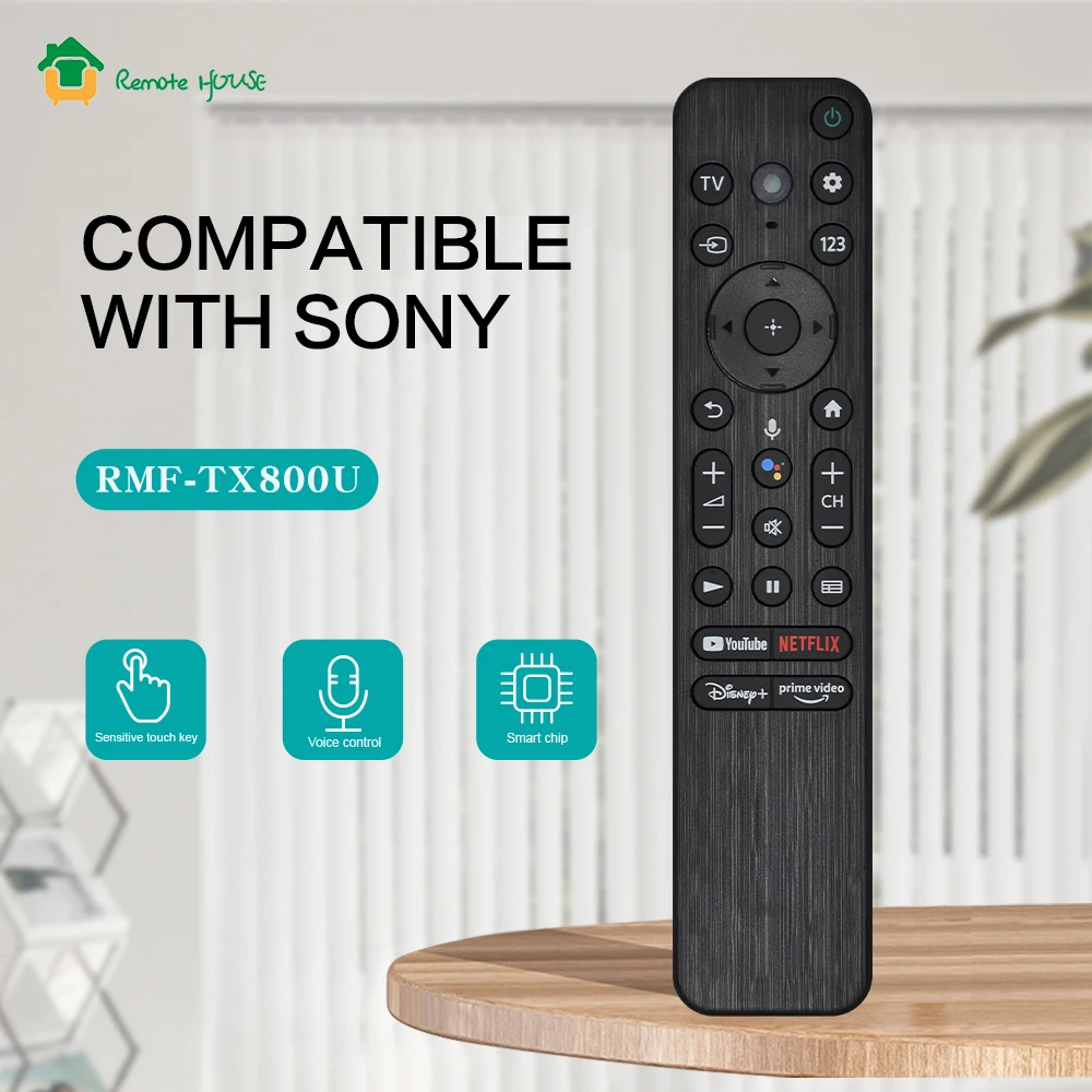 RMF-TX800U-Voice-Remote-Control-Replaced-for-Sony-4K-XR-75X95K-KD ...